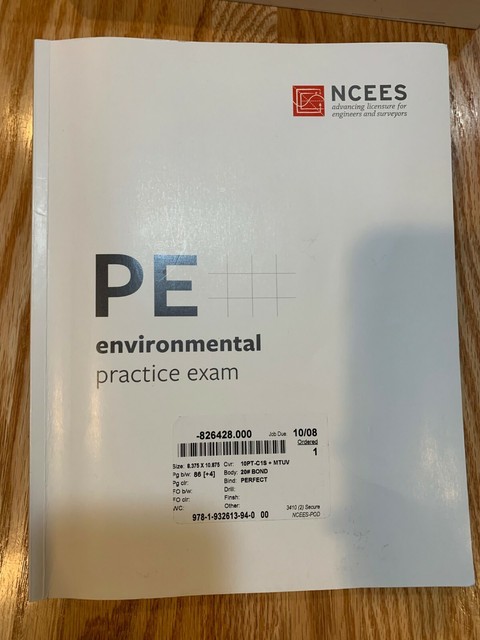 PE Environmental Practice Exam ISBN 9781932613940 for sale online | eBay