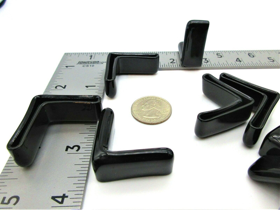 32mm Angle Iron PVC End Caps Fits 3mm Thick Metal Rack Caps Various ...