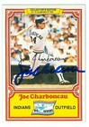 Joe Charboneau autographed baseball card 1981 Topps Drakes Big Hitters ...