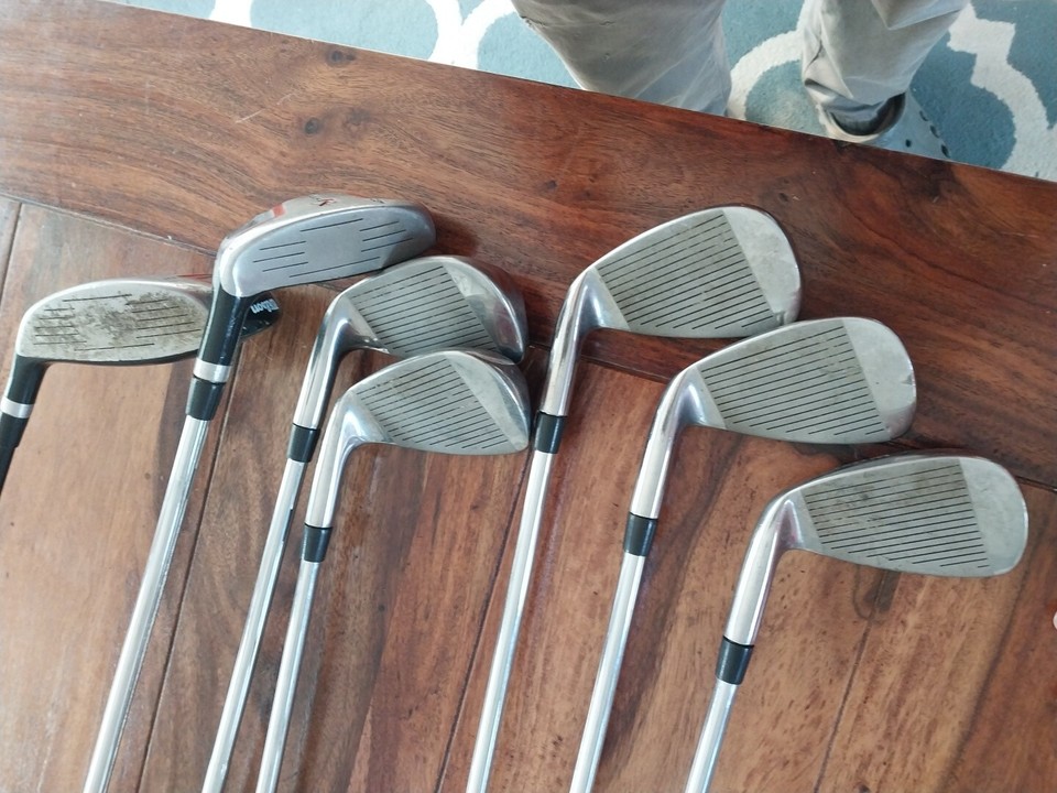 WILSON RX TOUR IRONS 6-PW FW HYBRID IRON SET UNIFLEX FLEX STEEL SHAFT ...