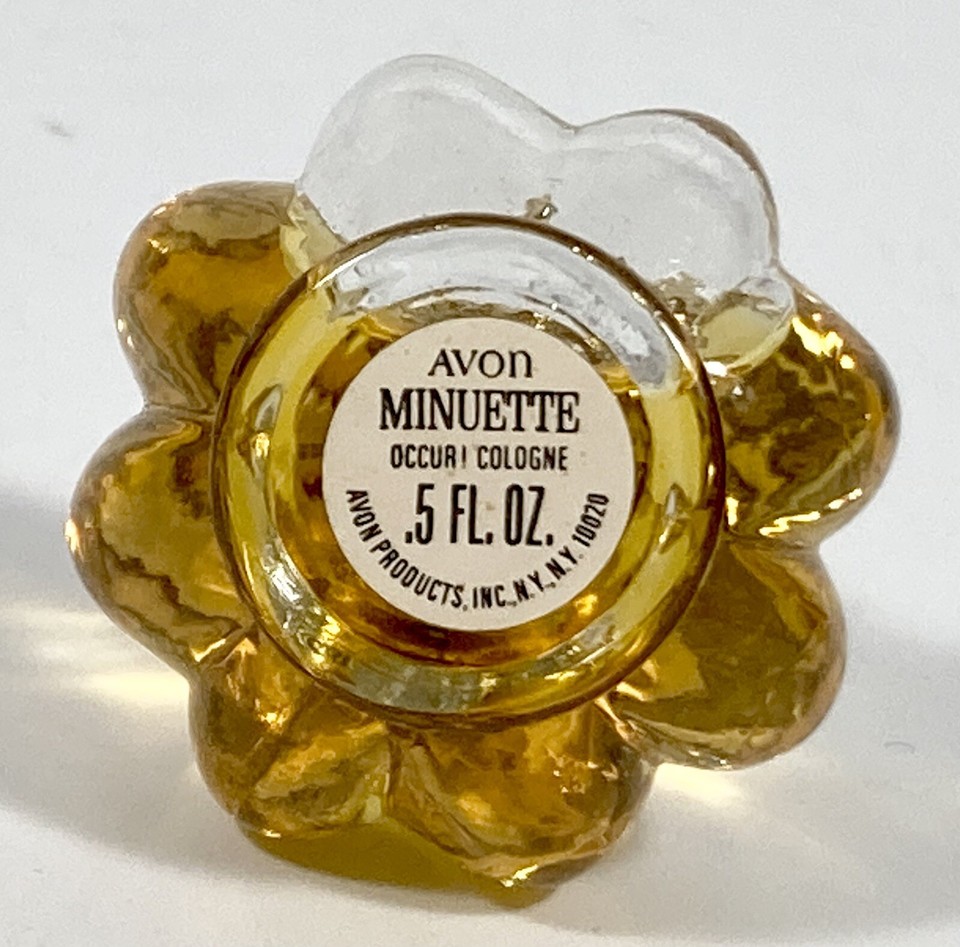 Vtg Avon Minuette OCCUR! Cologne Perfume .5 oz. 85% Bottle Gold Cap USA ...