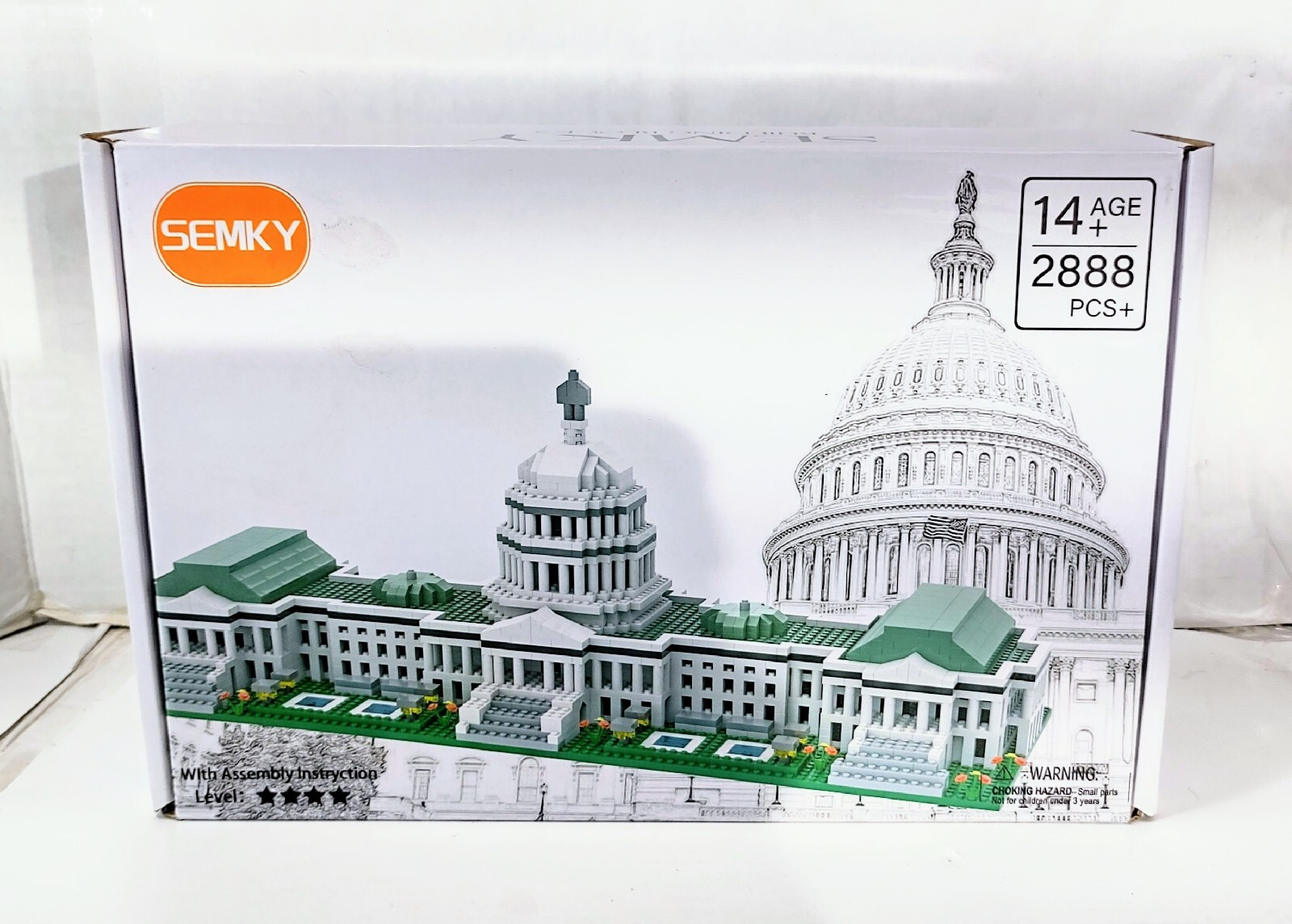SEMKY Micro Mini Building Blocks United States Capitol 2888 PCs NEW and ...