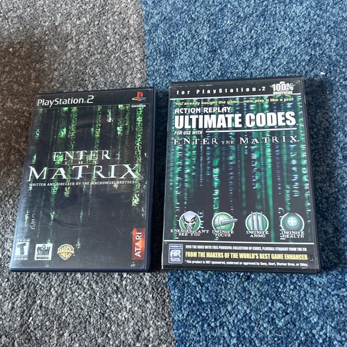 Sony PlayStation 2 PS2 Enter The Matrix CIB With Action Replay Ultimate ...