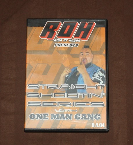 ROH Straight Shootin Series ONE MAN GANG (DVD, 2004) NWA WCW WWE WWF | eBay
