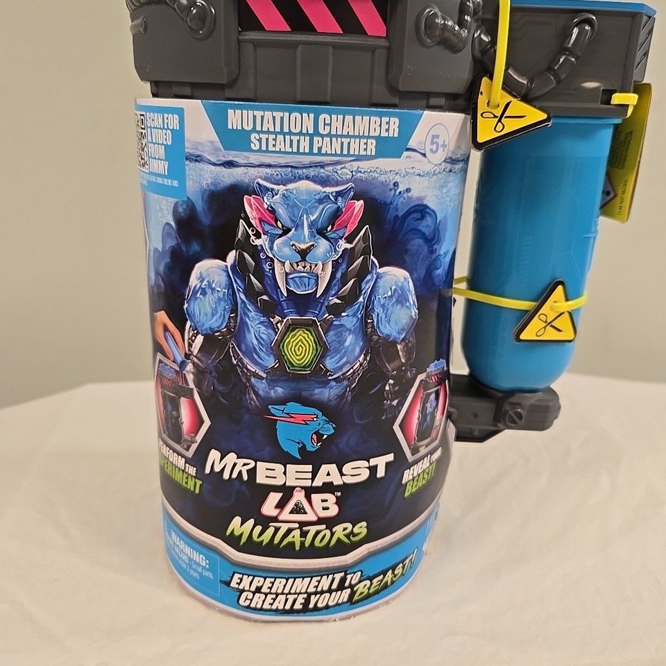 Mr Beast Lab Mutators Stealth Panther Action Figure Ultimate Beast ...