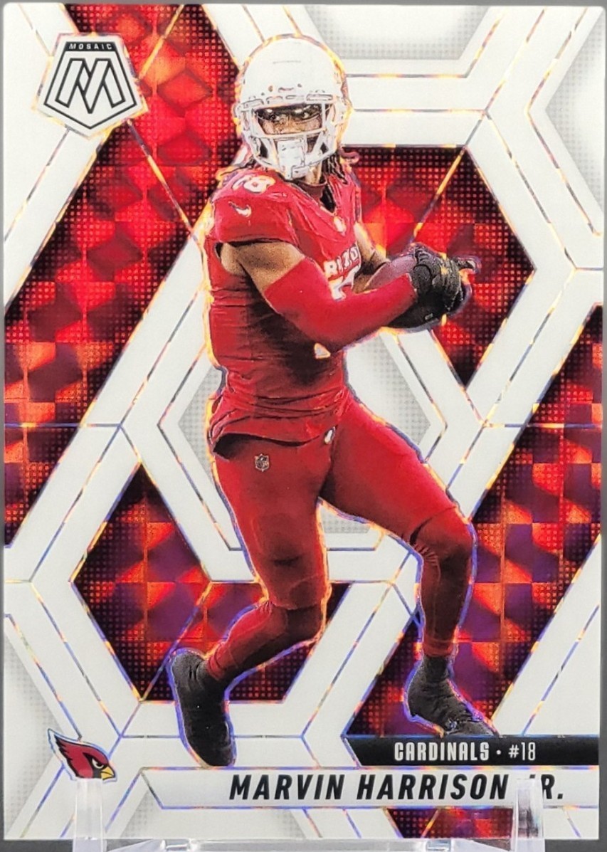 2025 Panini Mosaic - Marvin Harrison Jr. #29 White Mosaic Prizm /25 for ...