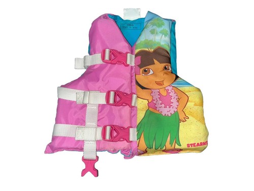 CHILD LIFE VEST JACKET 30 TO 50 LBS STEARNS Type III PFD DORA THE ...