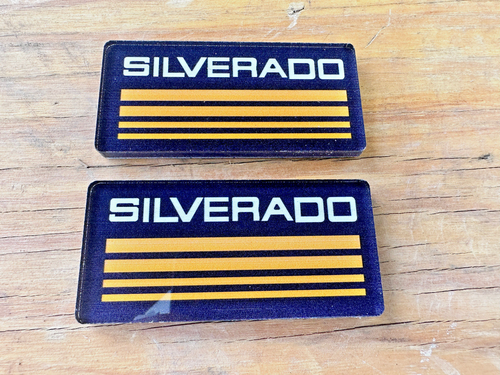 2pcs Cab Emblem Badge Side Roof for Chevy Silverado 88-98 90 91 ...