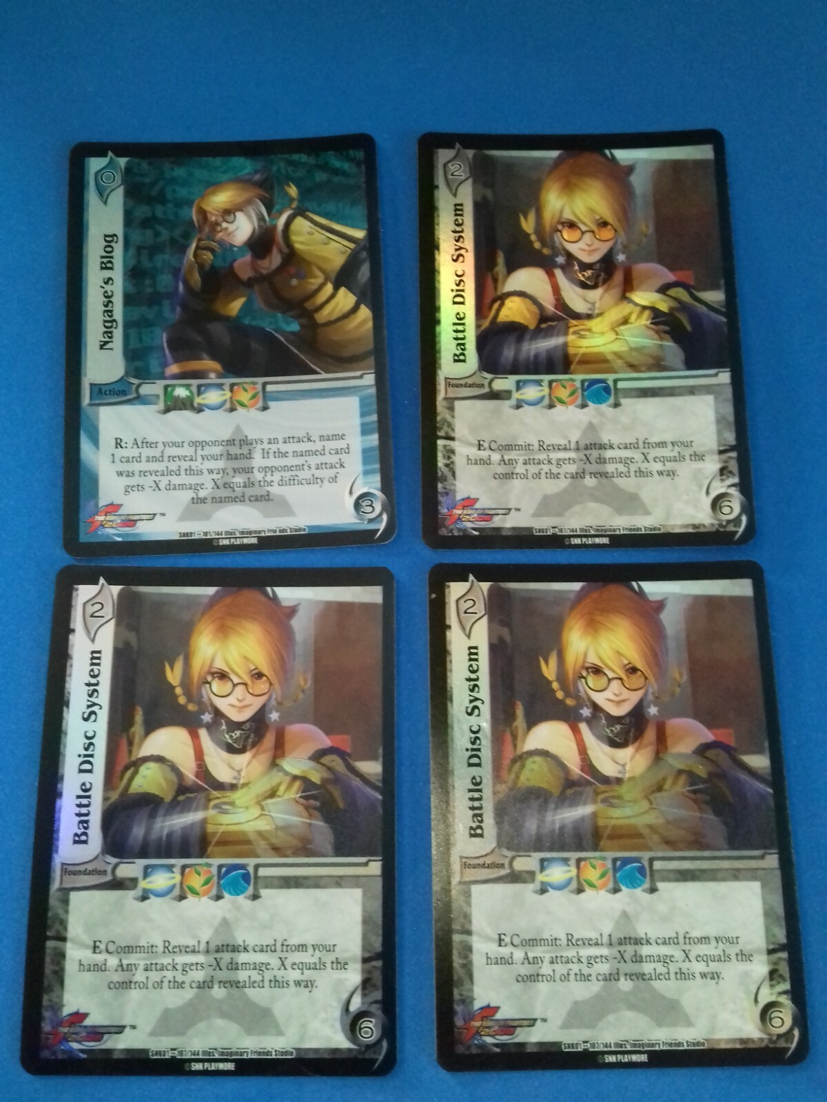 UFS Foil/Promo Cards x4 - King of Fighters - 1 Nagases Blog,3 Battle ...