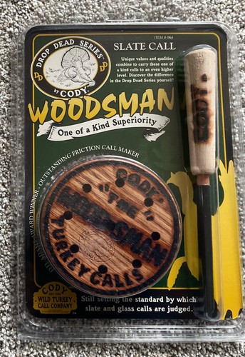CODY Woodsman Drop Dead Slate Turkey Call | eBay