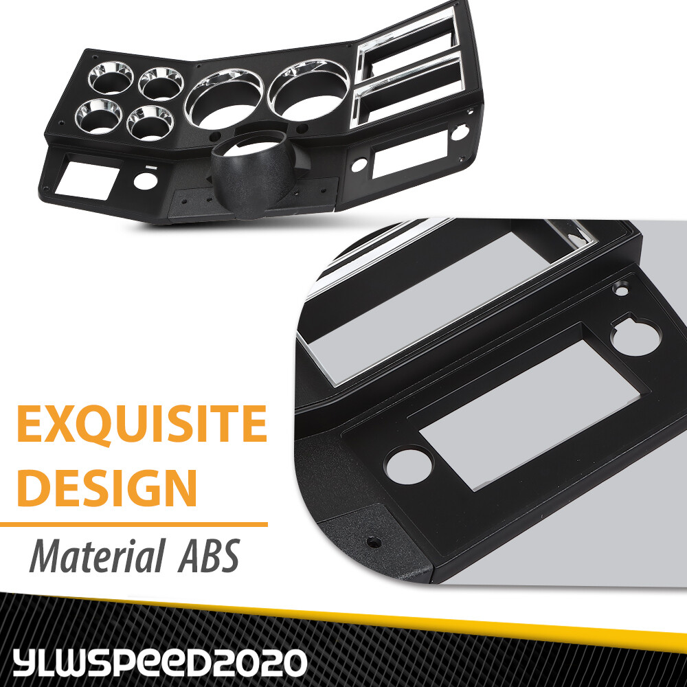 Fit For 1984 85 86 1987 Chevy GMC Truck Dash Bezel w/ A/C w/ Lower ...