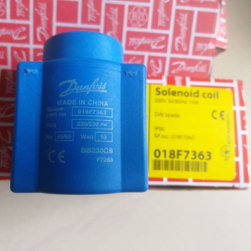 One New Danfoss 018F7363 Solenoid valve coil In Box Expedited Shipping ...