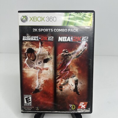 2K Sports Combo Pack MLB 2K12 NBA 2K12 Microsoft Xbox 360 Complete ...