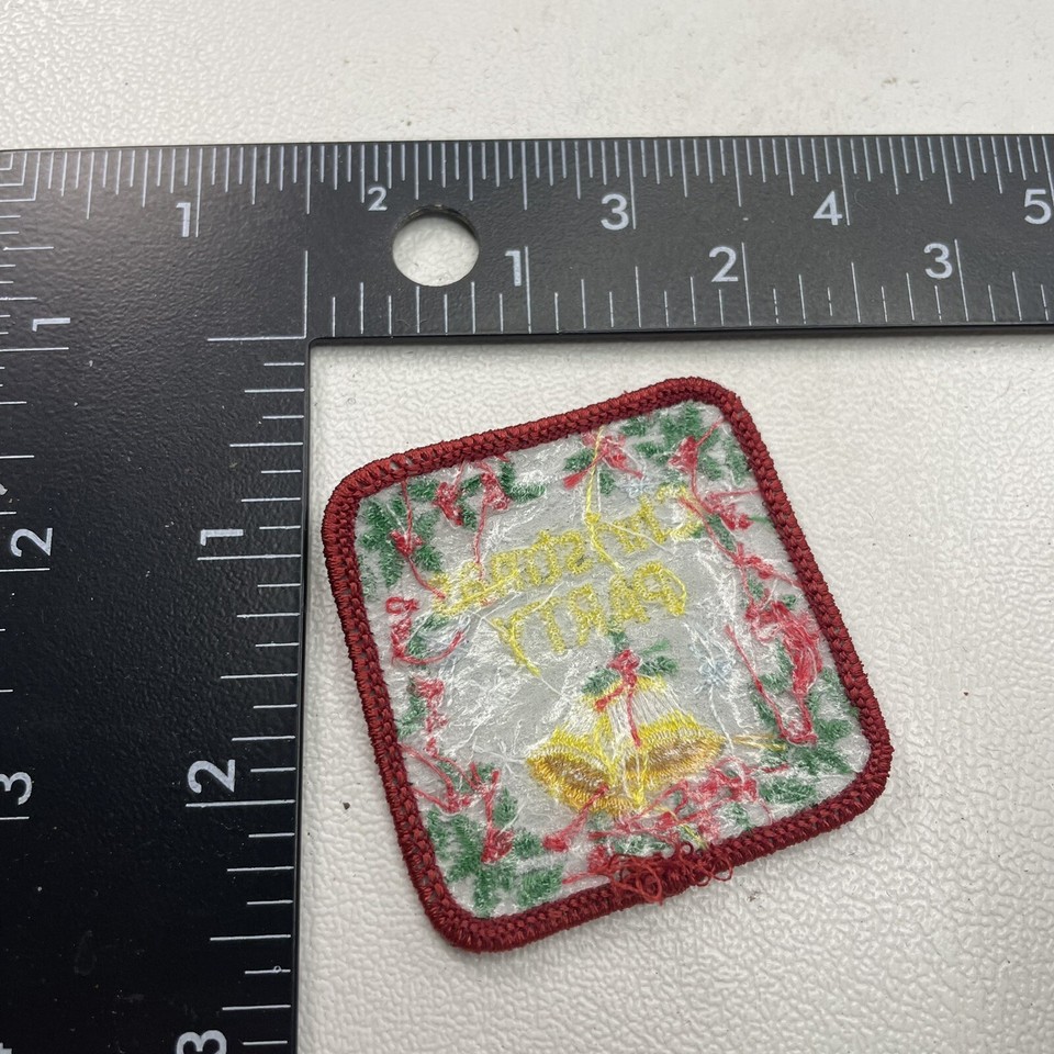 Golden Bells CHRISTMAS PARTY Holiday Patch P010 | eBay