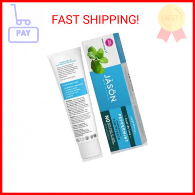 Jason Powersmile Whitening Fluoride-Free Toothpaste, Powerful ...