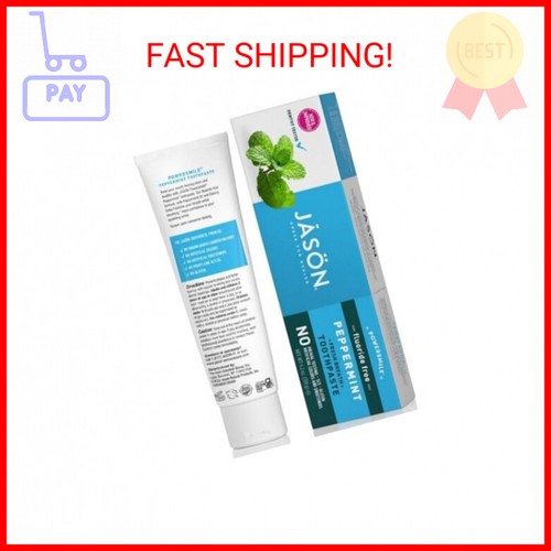Jason Powersmile Whitening Fluoride-Free Toothpaste, Powerful ...