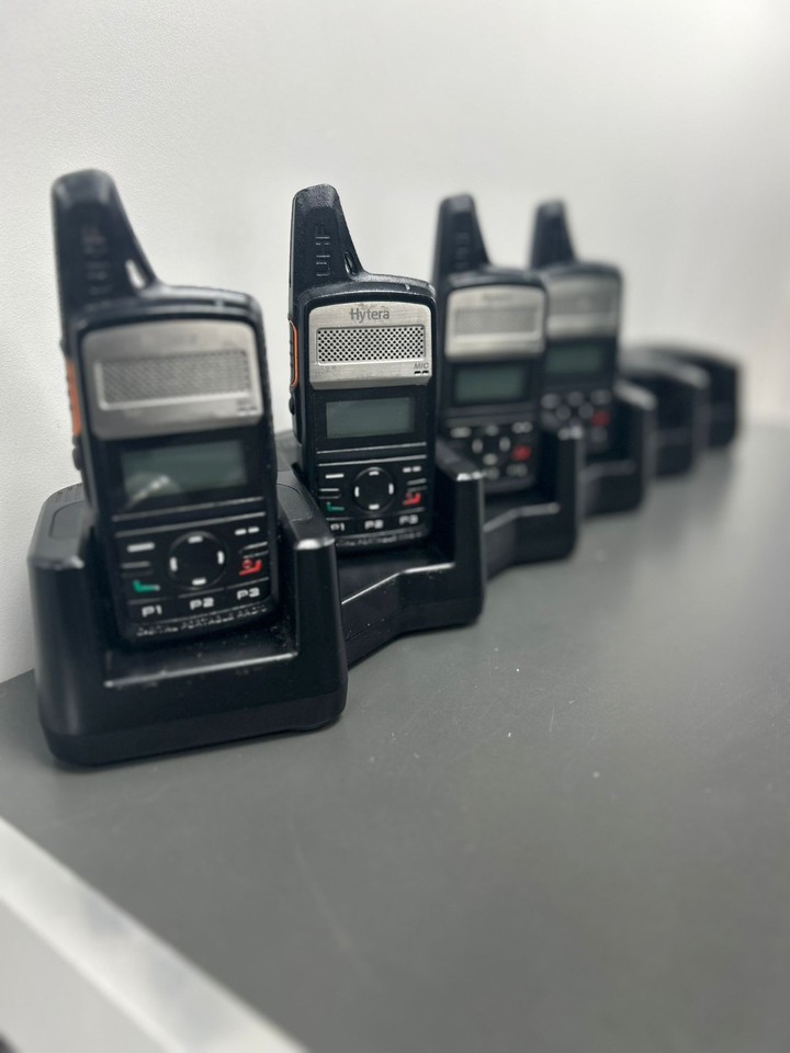 Hytera PD365 256 Channel Two-Way Radio Black/Silver Digital LCD Display ...