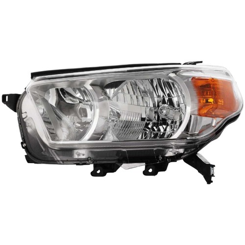 Headlight For 2010-2013 Toyota 4runner Driver Side Halogen Chrome ...