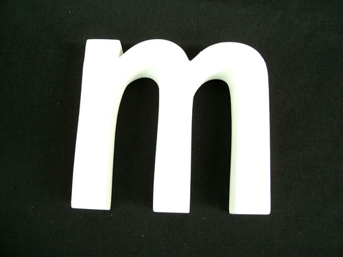 WOODEN LOWER CASE LETTER M WHITE PARTY EVENT WEDDING RECEPTION ...