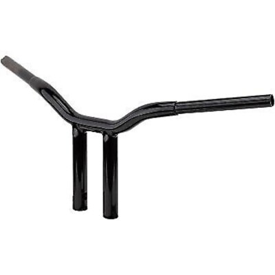 LA Choppers 8" Black 1-1/4" Kage Fighter Welded Straight-Riser ...
