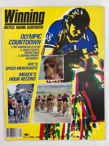 VTG Winning Bicycle Racing Illustrated April 1984 #9 Los Angeles Games ...