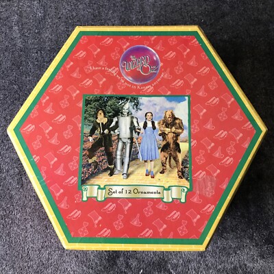 Wizard of Oz Round Christmas Ornaments KURT ADLER Vintage 2000 NO COA ...