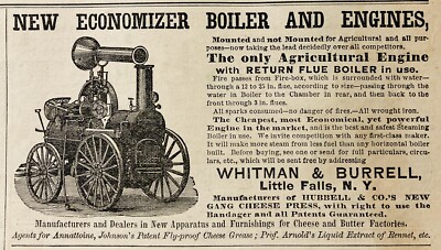 1877 AD.(XH79)~WHITMAN & BURRELL CO. LITTLE FALLS, NY. ECONOMIZER ...