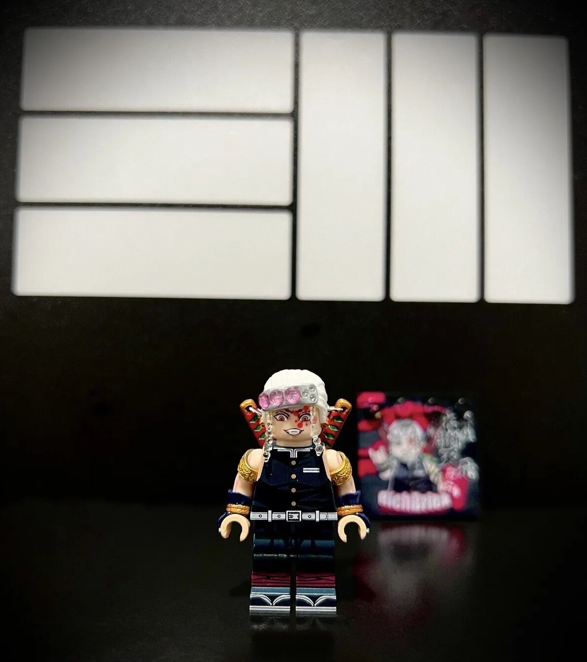 Custom Lego Demon Slayer: Rich Brick Tengen Uzui Minifigure (offers ...