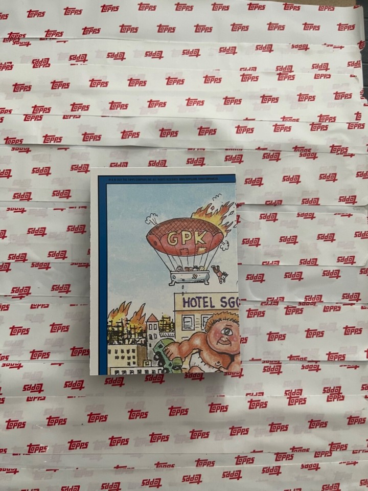 2021 Topps Garbage Pail Kids Go On Vacation Log Flume Logan 48b GPK ...