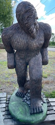 Bigfoot Sasquatch Statue Huge Concrete Apx. 6 ft. 7 "Tall 38" Wide 4 ft ...