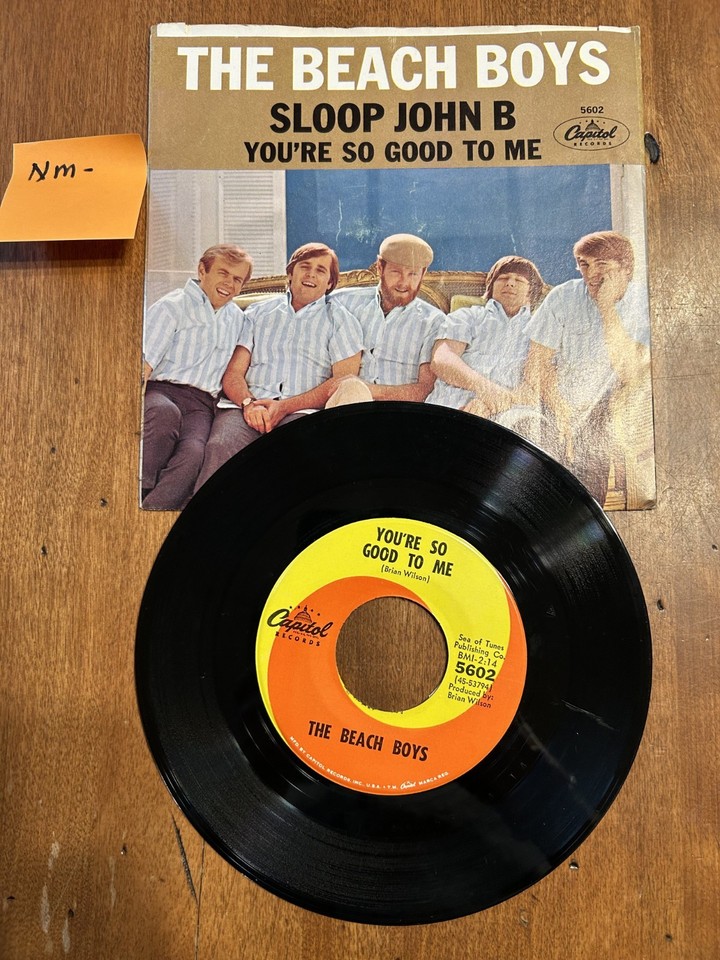 The Beach Boys - Sloop John B - 1966 - 45 RPM w/ Pic Sleeve NM- | eBay