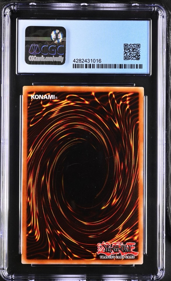 CGC Graded 7 Dark Magician Knight ROD-EN001 Reshef Prismatic rare Yu-Gi ...