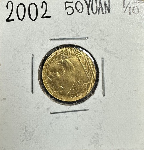 2002 China 50 Yuan Panda 1/10 oz Gold Coin | eBay