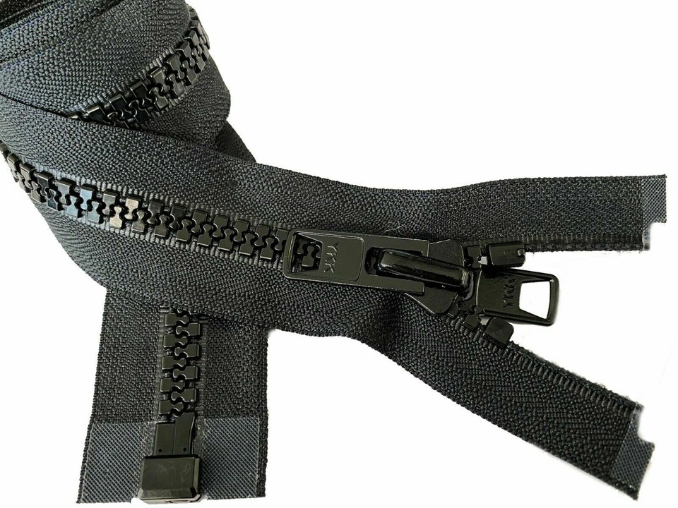 YKK Zipper #10 Molded Separates Bottom, Marine Grade Metal Tab Slider ...