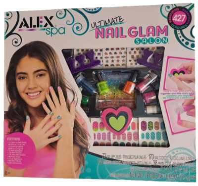 Alex Spa Ultimate Nail Glam Salon Activity Kit Great Gift Brand New Age ...
