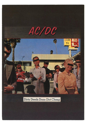 AC/DC Popular Music Rock Band Postcard | eBay