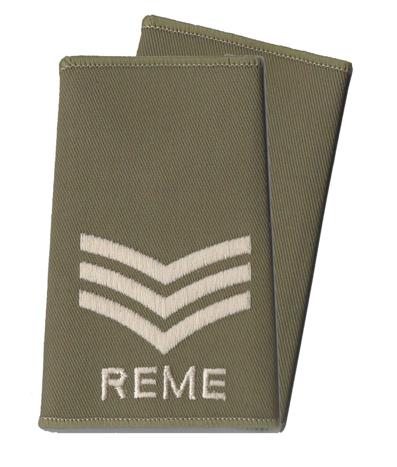 REME Rank Slides Olive Green Royal Electrical & Mechanical Engineers ...