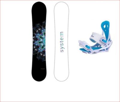 New System MTNW and Mystic Women's Snowboard Package | eBay