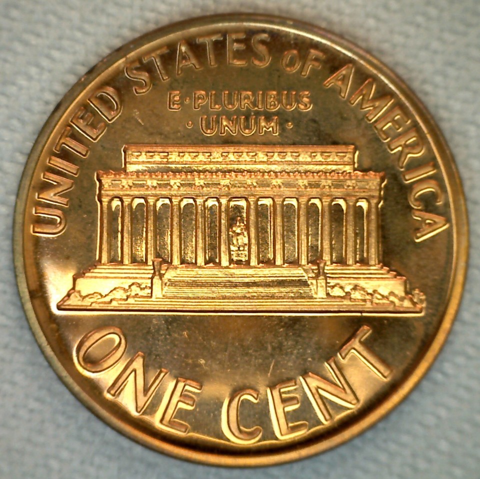 1970 S Lincoln Penny One-Cent Proof U.S. Mint Copper Coin 1c from Proof ...