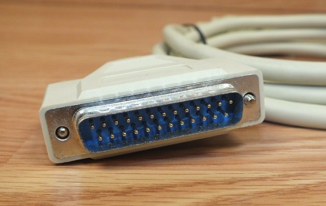 Unbranded Vintage Male to Male Serial Parallel Printer Extension Cable ...