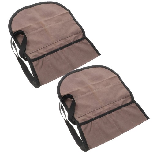 2 Pcs Heavy Duty Canvas Chisel Bag Tool Storage Pouch Tote Rollup | eBay