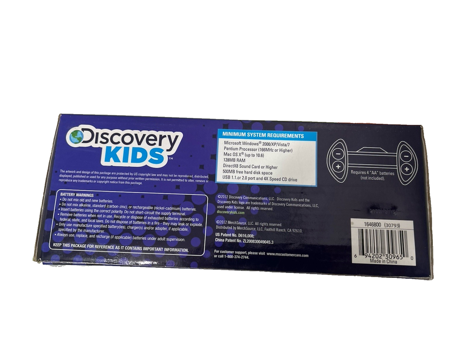 Discovery Kids Digital Camera/Video USB Compatible 120 Photos 3+ New ...