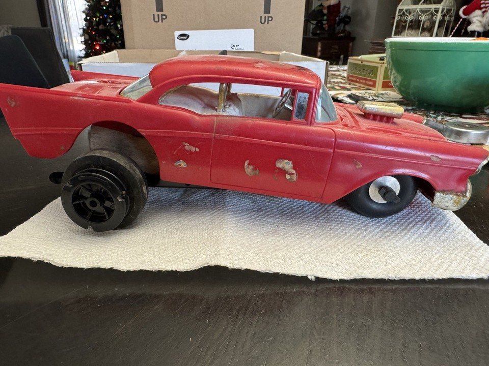 Vintage Wen-Mac 1957 Chevy Tether Car Body And Frame Good For Parts | eBay