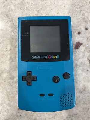 Nintendo Game Boy Color Handheld Game Console - Teal - Tested And Works ...