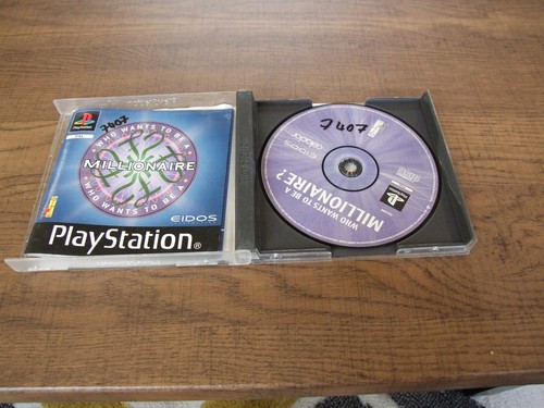 J6 OFFERS / COMBINE SONY PLAYSTATION PS1 PS ONE - WHO WANTS TO BE A ...