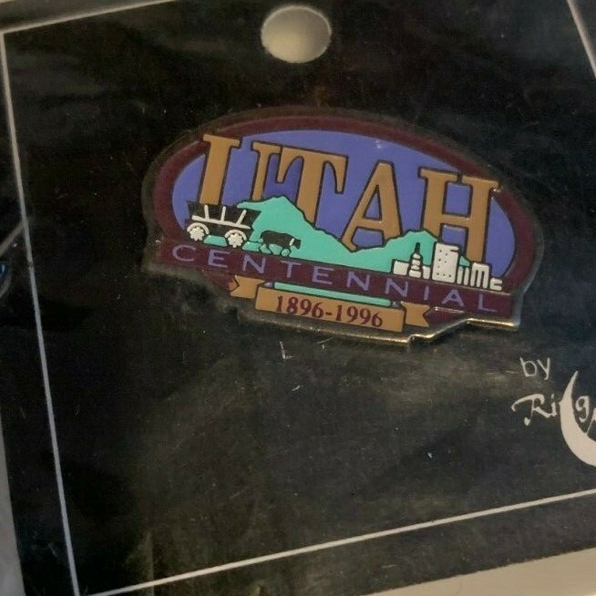 Utah Centennial Commemorative Lapel Pin full color | eBay