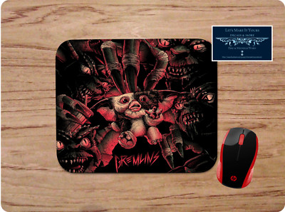 GIZMO GREMLINS CUSTOM MOUSE PAD DESK MAT HOME SCHOOL OFFICE GIFT PC ...