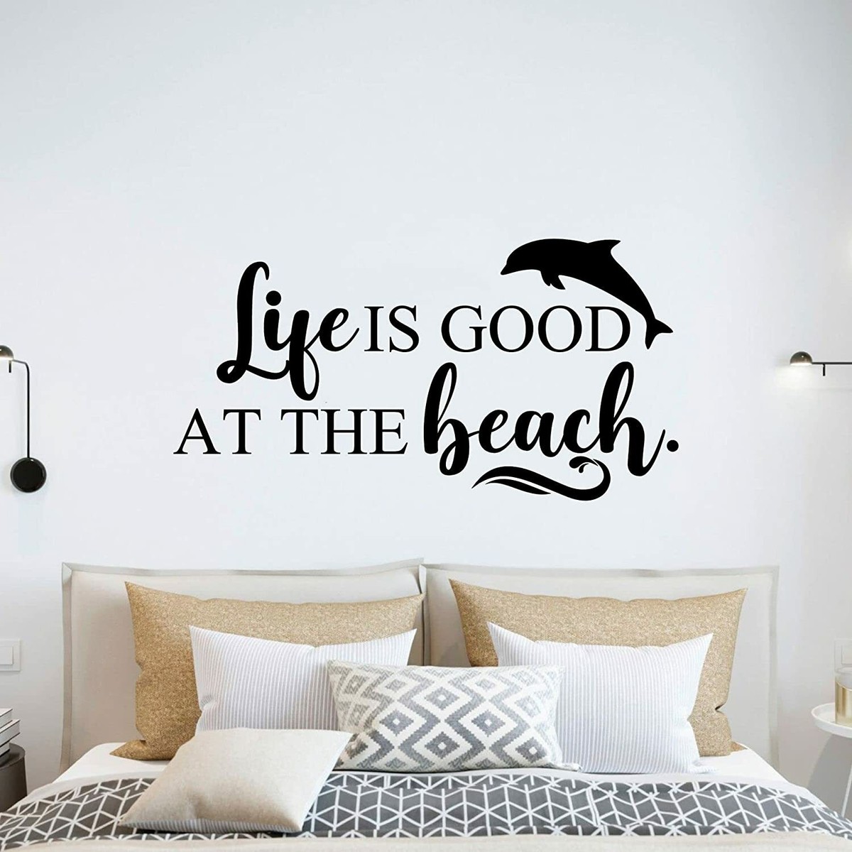 Beach Vinyl Wall Quotes Honeycomb Wall Quotes™ Wall Art Decal Kit