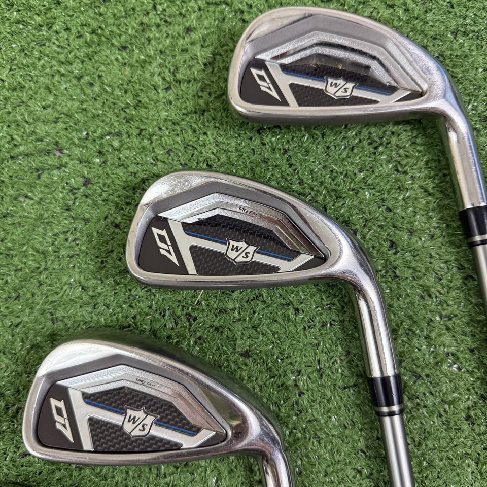 Wilson D7 Iron Set 5-PW GW UST Mamiya Recoil 460 Regular Flex -1/2 ...
