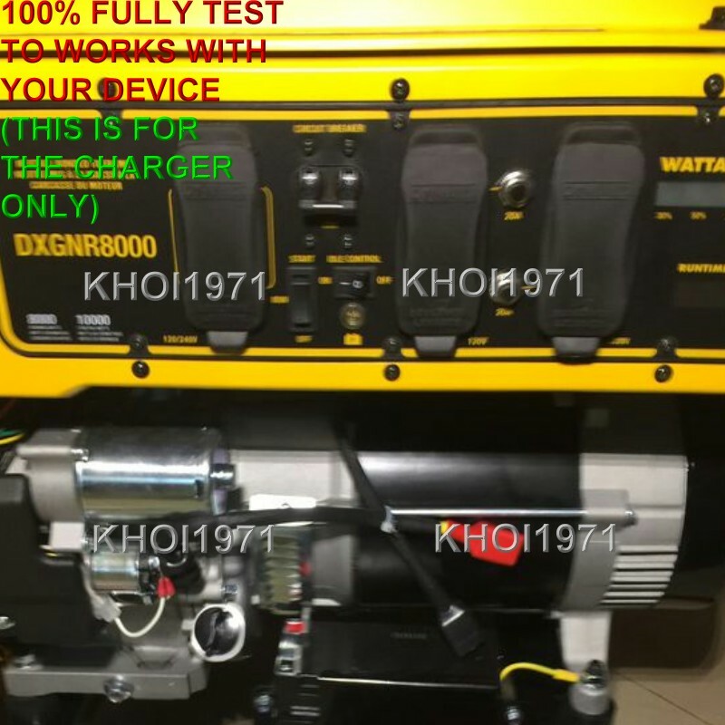 WALL Charger AC adapter FOR DXGNR8000 DEWALT power generator 8000 WATT ...